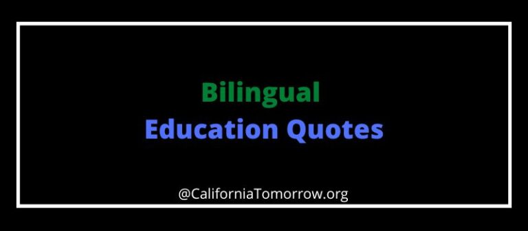 35+ Bilingual Education Quotes 2023 [FREE ACCESS]